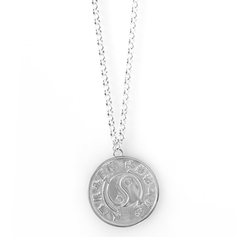 Core Symbol Large Sterling Silver Medallion & Chain – Bruce Lee